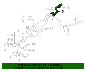 HL3Z-5202-B - Tail Pipe Extension 2017-2019 Ford F-150 | Big 3 Auto Parts