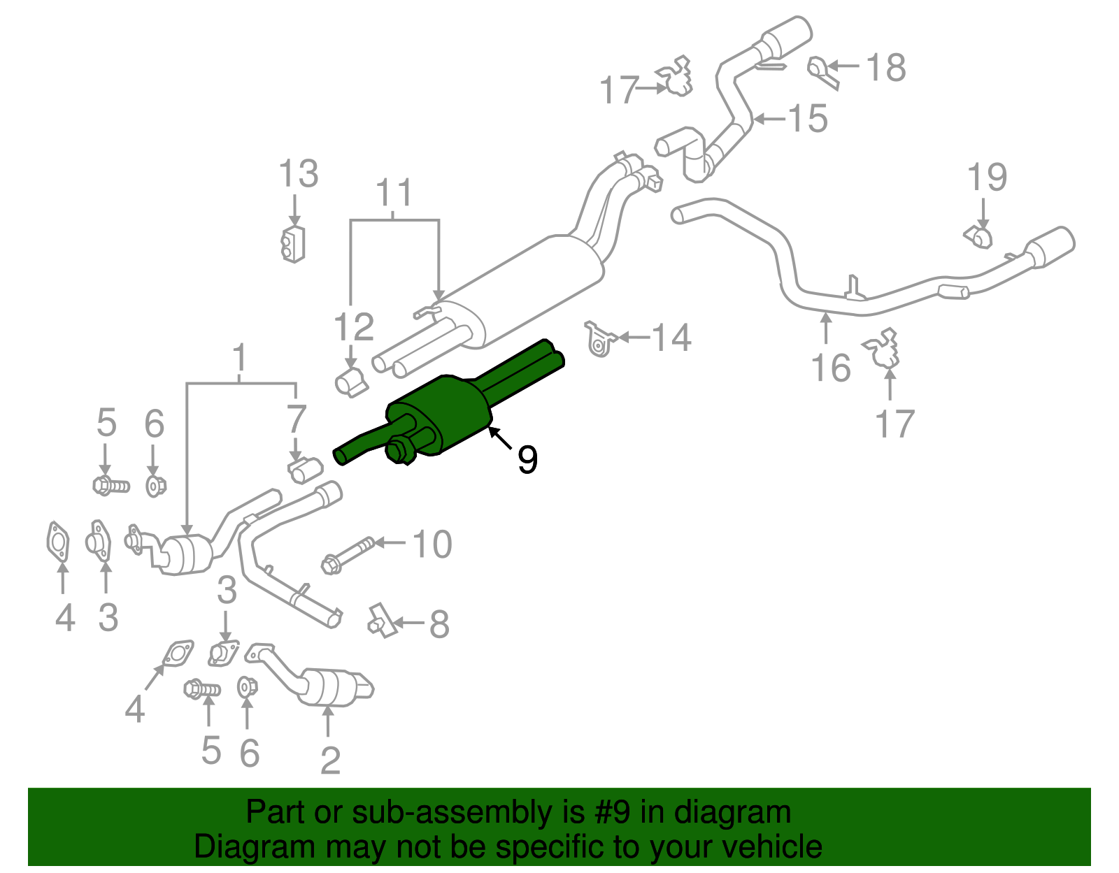 KL3Z-5A212-A - Front Pipe 2019-2020 Ford F-150 | Ford Parts Direct