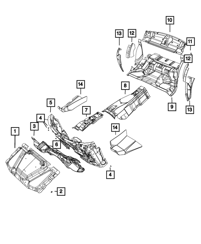 2015-2022 Dodge Challenger Hood Silencer 68184674AC | Mopar Estores