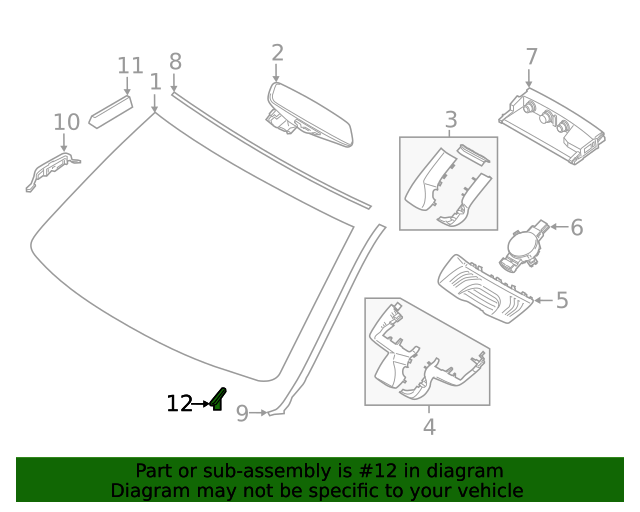 51319466591 - 2019-2024 BMW Drip Channel (51-31-9-466-591) | BMW of ...