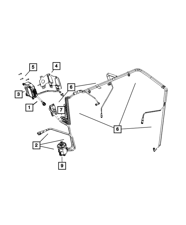 2008-2009 Dodge Caliber Proportional Purge Solenoid Hose 5181054AB ...