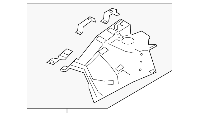 2013-2015 Hyundai Elantra GT Apron Assembly 64510-A5000 | QuirkParts