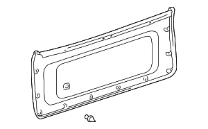 2005-2007 Toyota Sequoia Lower Trim 67750-0C010-E1 | Toyota Parts Center