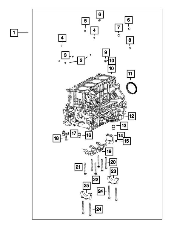 2019-2023 Mopar Engine Oil Cooler Fitting 05048376AC | Mopar eStore