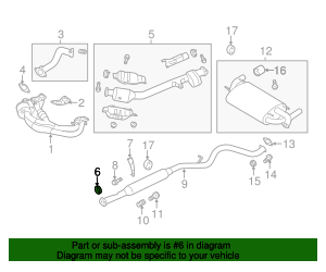 SU003-01112 - Catalytic Converter Gasket - 2013-2023 Toyota | OEM ...