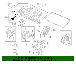 17130-RYE-A01 - PCV Valve 2007-2014 Acura | AutoNation Parts
