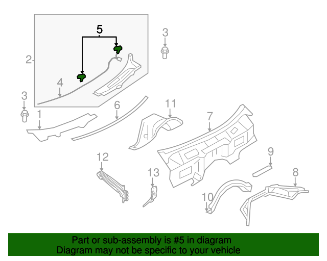 28937-AQ000 - Washer Hose Connector 2003-2024 Nissan | AutoNation Parts