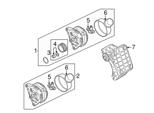 2009-2010 Volkswagen Touareg Alternator 059-903-015-PX | OEM Parts Online