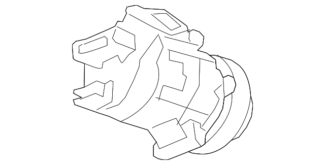 2012-2015 Chevrolet Camaro Air Conditioning Compressor and Clutch ...