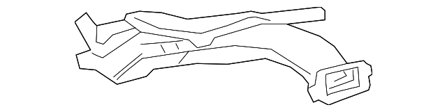 2019-2023 Lexus Side Duct 55086-76031 | OEM Parts Online