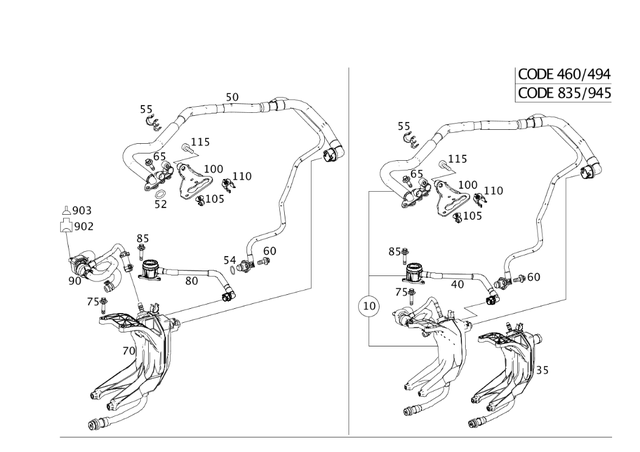 2014-2021 Mercedes-Benz Oil Separator 133-010-56-00 | Mercedes-Benz Parts