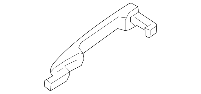 2013-2021 Mazda Handle, Outside KD53-59-41XE-51 | RealMazdaParts.com