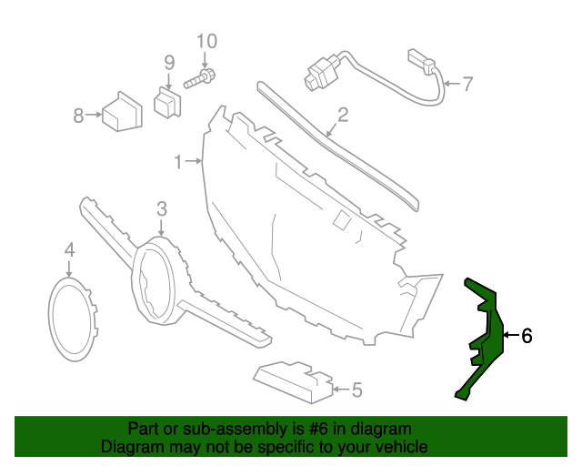 213-885-92-01 - Radiator Support Air Duct 2018-2020 Mercedes-Benz ...