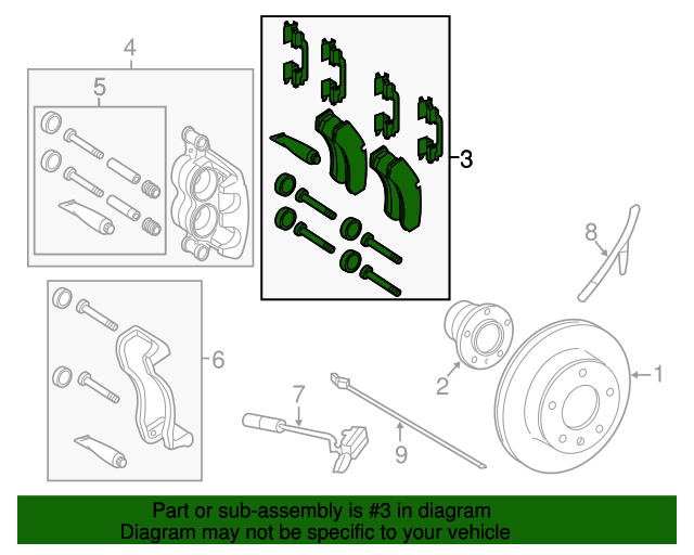 906-421-16-00 - Brake Pads Front 2010-2021 Mercedes-Benz | Mercedes ...