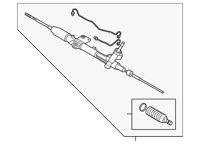 2009-2015 Mitsubishi Rack And Pinion Assembly 4410A338 | Mitsubishi ...
