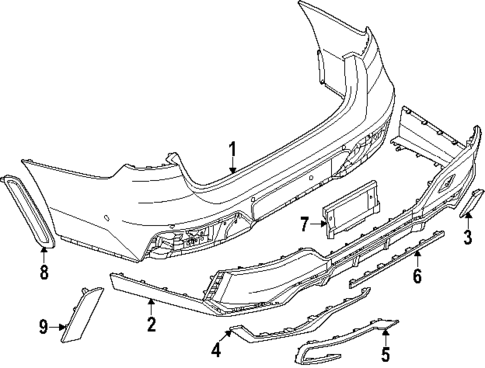 Bumper & Components - Rear for 2024 BMW i7 | getBMWparts