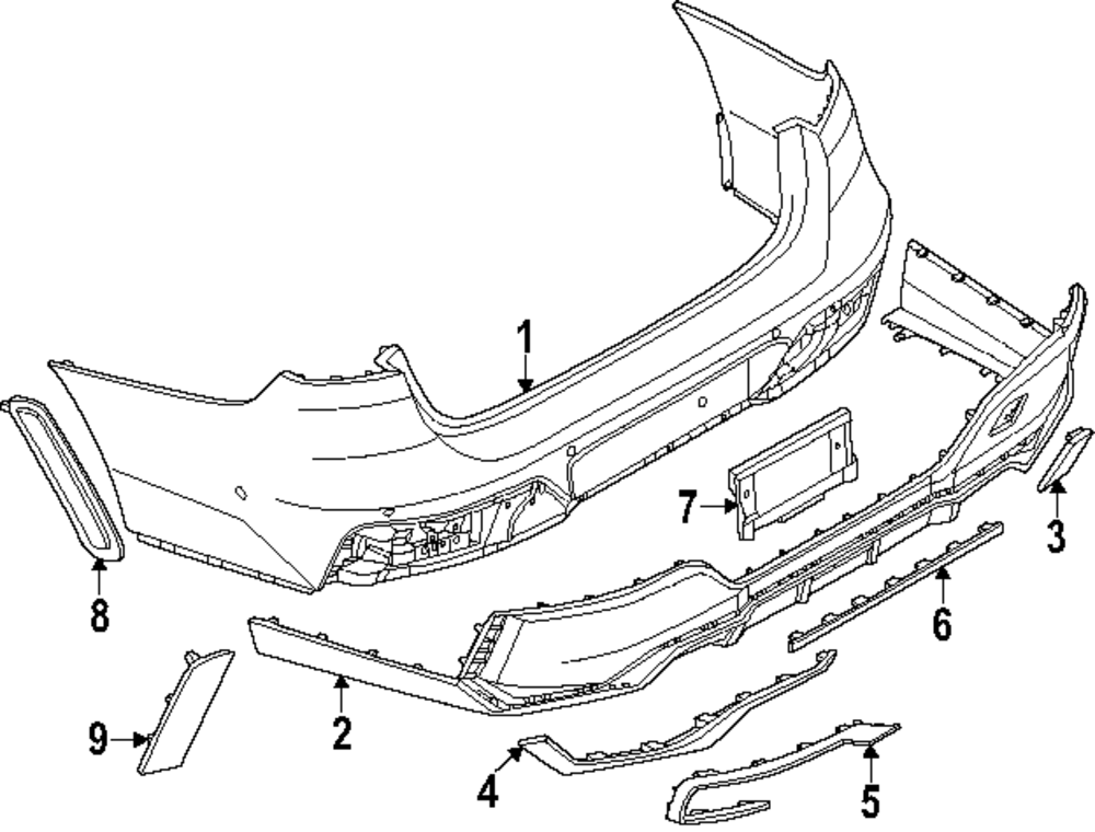 Genuine BMW 51-12-5-A3D-A94 | Bumper Cover | FREE Shipping on Most ...