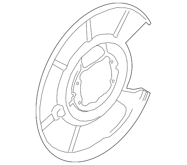 34212284434 - 2012-2019 BMW Splash Shield (34-21-2-284-434) | BMW of ...