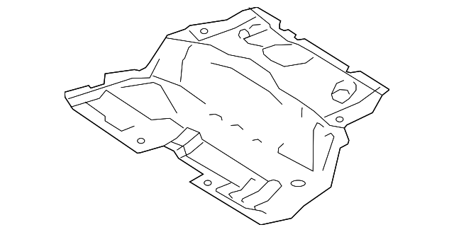 58211-52909 - Center Floor Pan - 2012-2014 Toyota Prius C | OEM Genuine ...