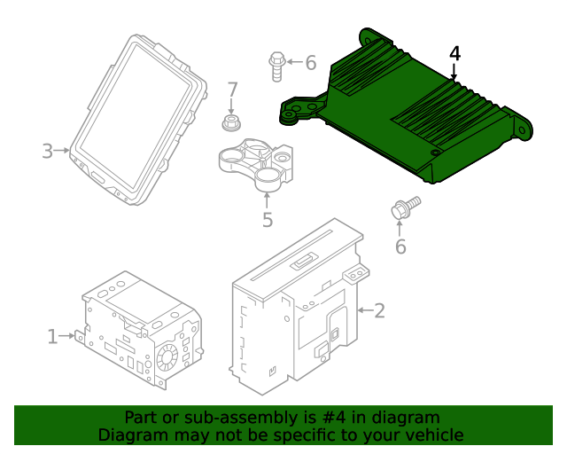 2017-2024 Volvo Amplifier 36013039 | TascaParts.com