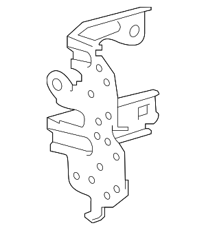 2016-2018 Toyota Display Unit Mount Bracket 86211-12460 | OEM Parts Quick