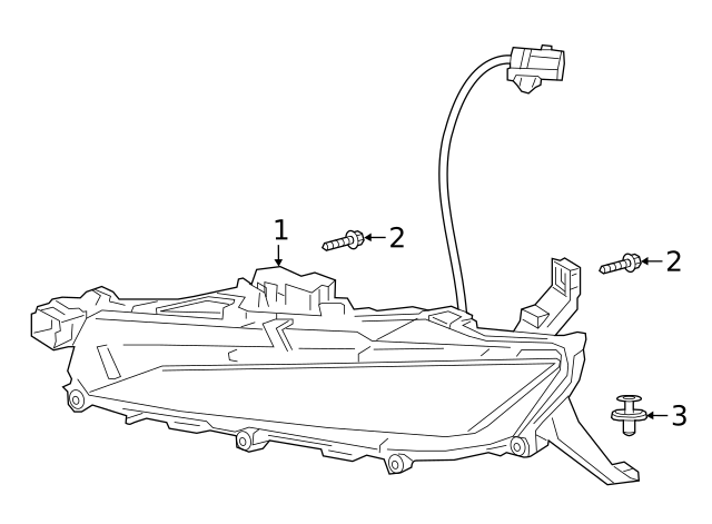 2020-2022 Lexus Fog Lamp Assembly 81210-48070 | OEM Parts Online