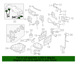 2005-2014 Subaru Intake Manifold Gasket 14035AA492 | OEM Parts Online