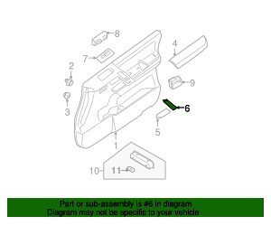 80945-ZC00A - Escutcheon Cap 2007-2014 Nissan | Nissan Parts ...