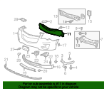 2010-2015 Chevrolet Equinox Front Bumper Energy Absorber 22989641 GM ...