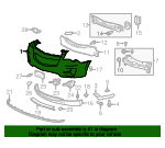 2010-2015 Chevrolet Equinox Front Upper Bumper Cover 20983230 ...