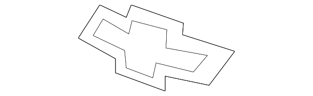 2010-2015 Chevrolet Equinox Front Bumper Fascia Bowtie Logo 22760645 GM ...