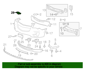 2010-2015 Chevrolet Equinox Front Bumper Fascia Bowtie Logo 22760645 GM ...