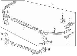 2016-2018 Chevrolet Malibu Bar 84020976 | GMPartsDirect.com