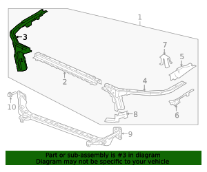 2016-2018 Chevrolet Malibu Bar 84020976 GM | GMPartsDirect.com