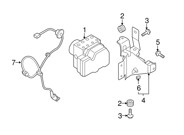 2007 Mazda CX-9 ABS Control Unit TD11-43-7A0C | RealMazdaParts.com