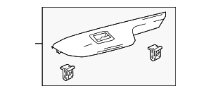 2019-2021 Toyota C-HR Switch Panel 74232-10120 | OEM Parts Online