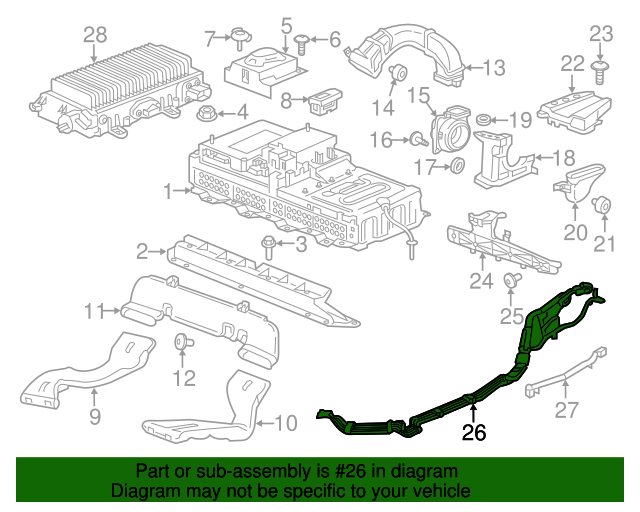 84168221 - Battery Positive and Negative Cable 2016-2017 Chevrolet ...