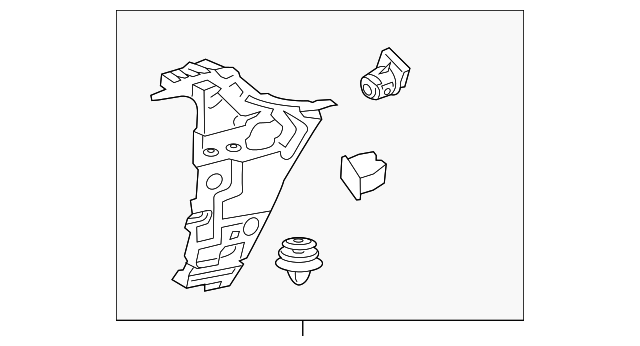 31425224 - Side Bracket - 2018 2019 Volvo XC60 | Volvo OEM Parts Direct