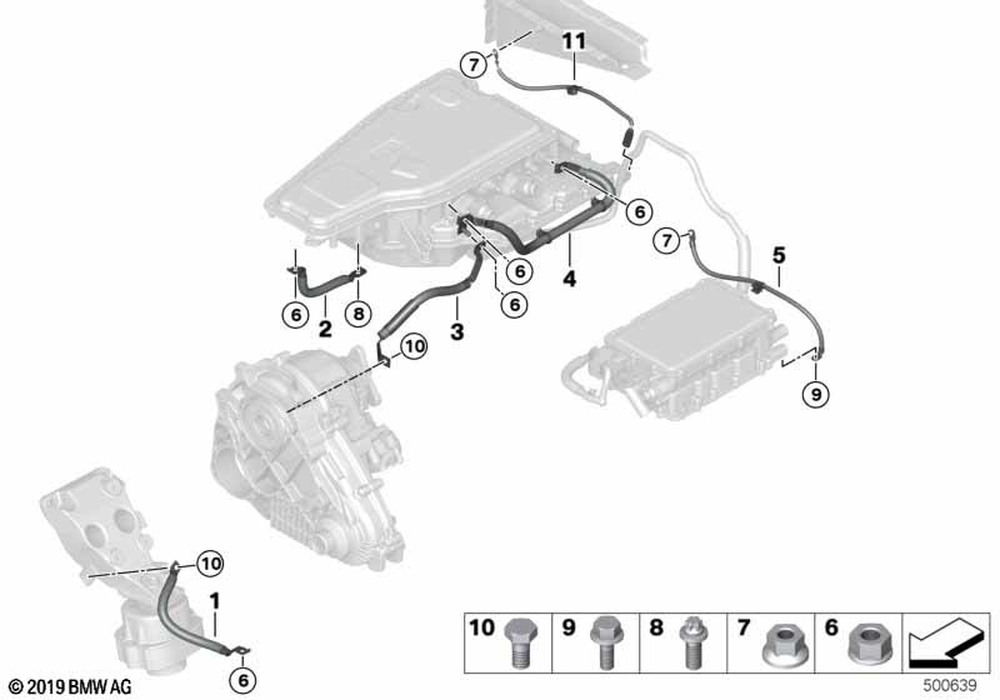 2013-2018 BMW X5 40eX Ground Cable 12428614214 | Retail Performance ...