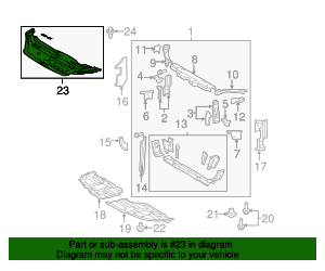 2005-2010 Toyota Avalon Seal 53295-07010 | Toyota Parts Center