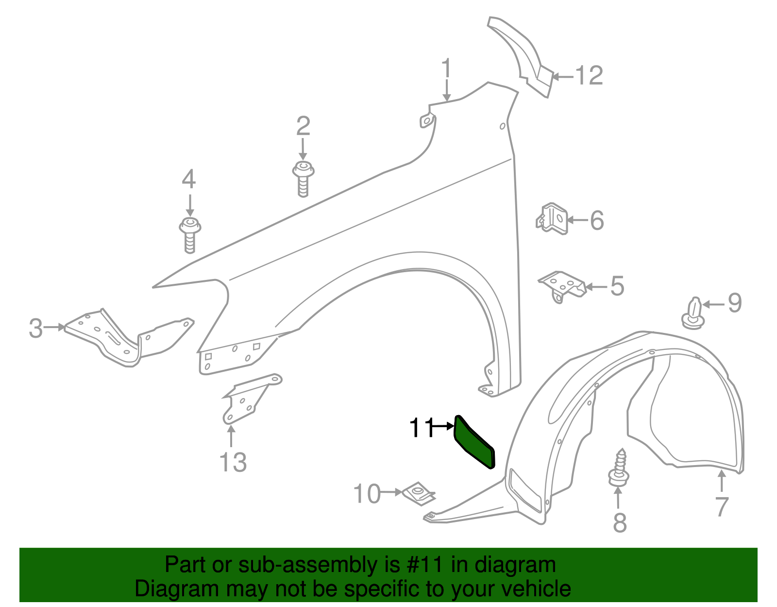 2012-2019 Volkswagen Passat Cover 561-805-983-9B9 | VW Parts Center