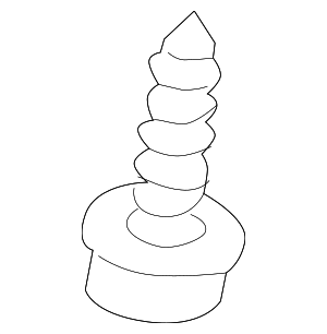 2008-2022 Volkswagen Radiator Support Splash Shield Bolt N-909-747-01 ...