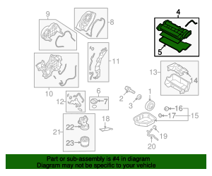 2009-2010 Kia Optima Valve Cover 22420-3E611 | OEM Parts Online