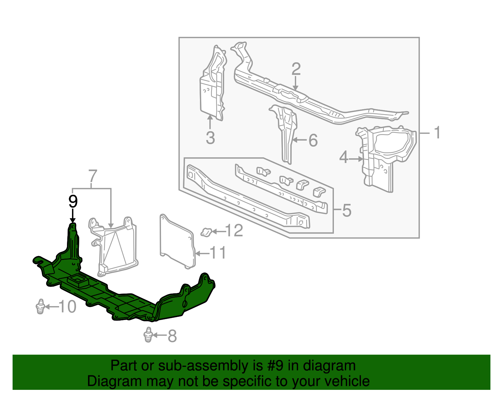 74111-S01-A00 - 1992-2000 Honda - Shield Front Splash | Genuine Honda Parts