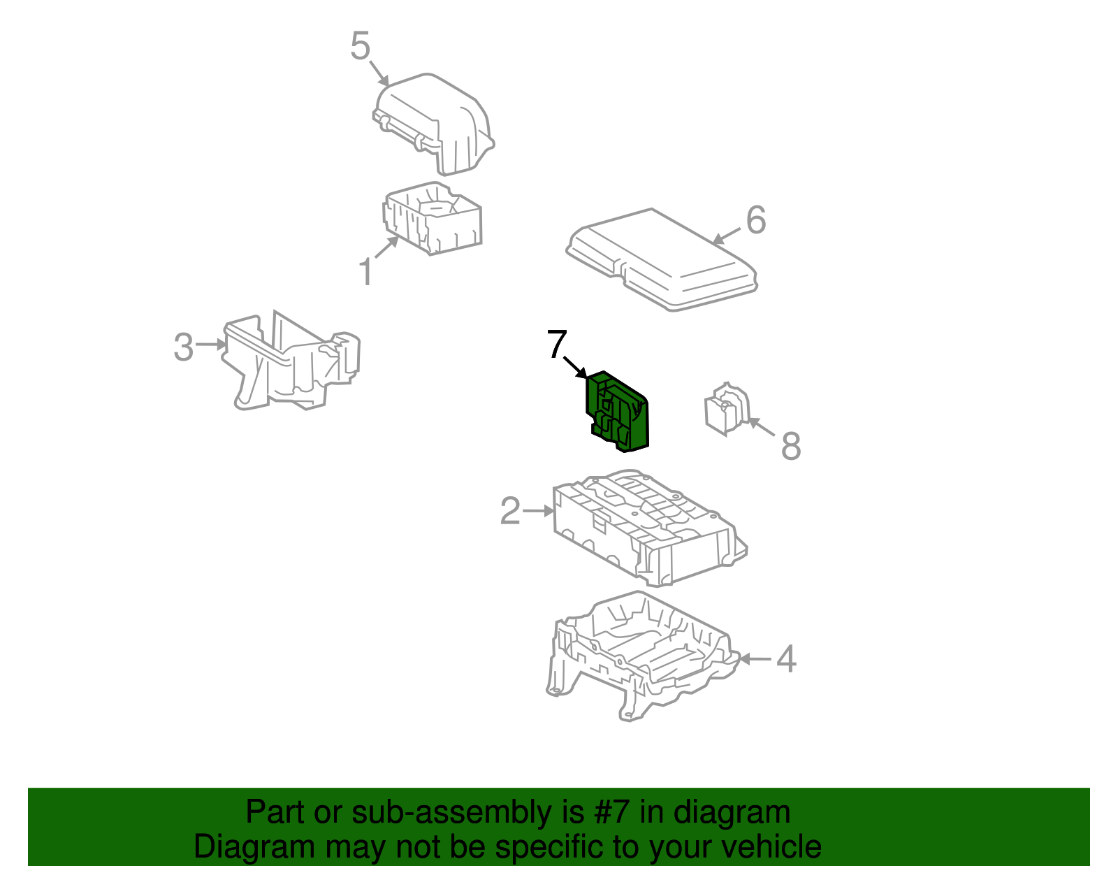 2008-2022 Toyota Fuse Holder 82620-0C030 | Toyota Parts Center