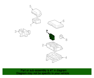 2008-2022 Toyota Fuse Holder 82620-0C030 | OEM Parts Online