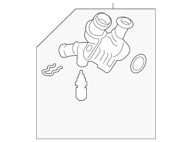 DS7Z-8K556-G 2014-2020 Ford Engine Coolant Outlet Flange | Fairway Ford ...