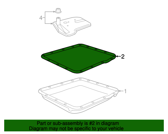 29549684 - Automatic Transmission Fluid Pan Gasket 2001-2019 GM ...
