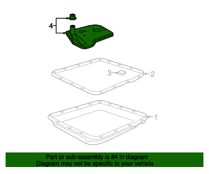 2011-2019 GM Automatic Transmission Fluid Filter 29542833 | GM Parts Center