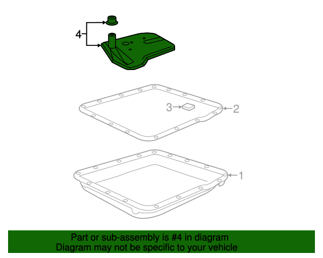 2011-2020 GM Transmission Filter 29542833 | TascaParts.com